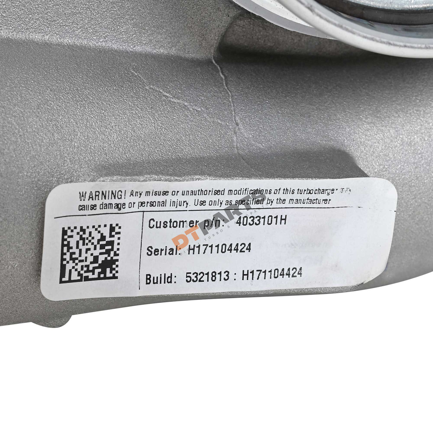 Turbo Holset 4033101H para Camión Iveco Cursor 10 - DTPARTS