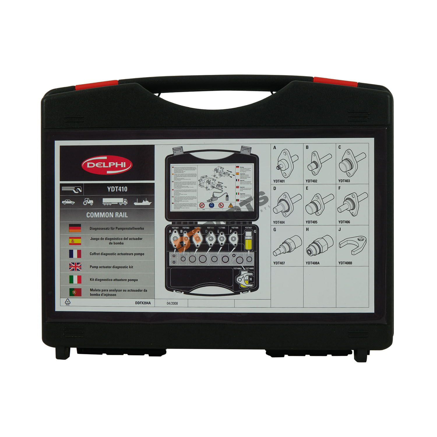 Kit de diagnóstico de actuador falso Delphi YDT410 - DTPARTS